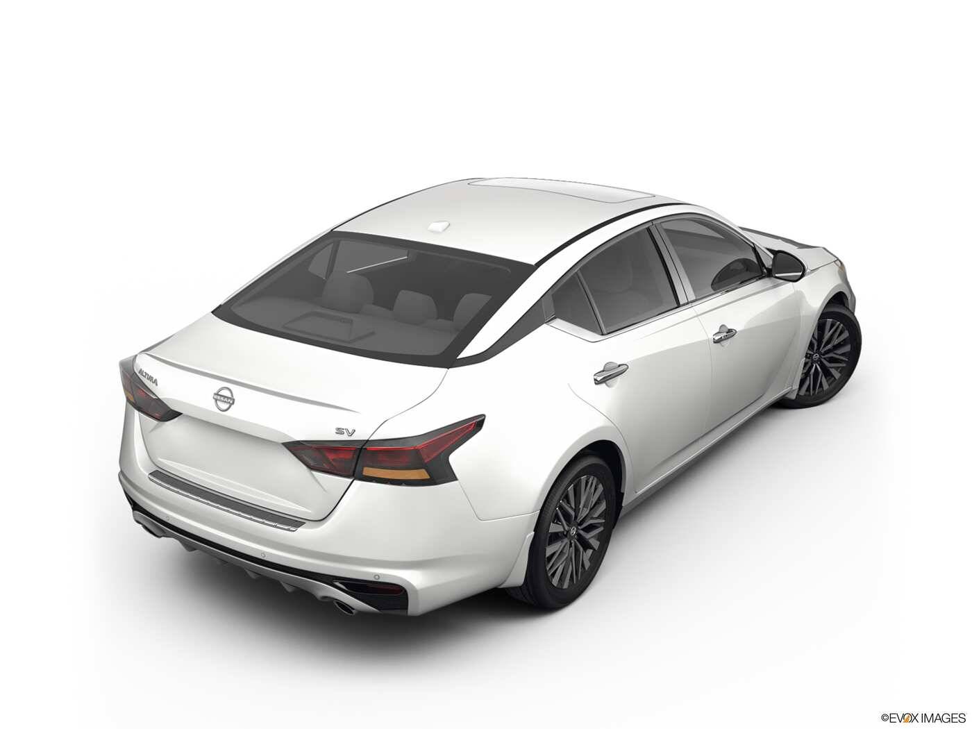 White Nissan Altima Back